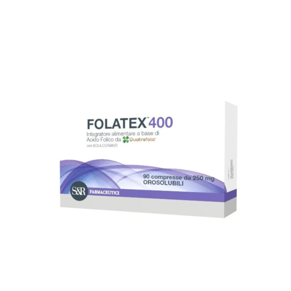 Folatex 400 mcg Orosoluble Folic Acid Tablets 90's – Acorus Pharma
