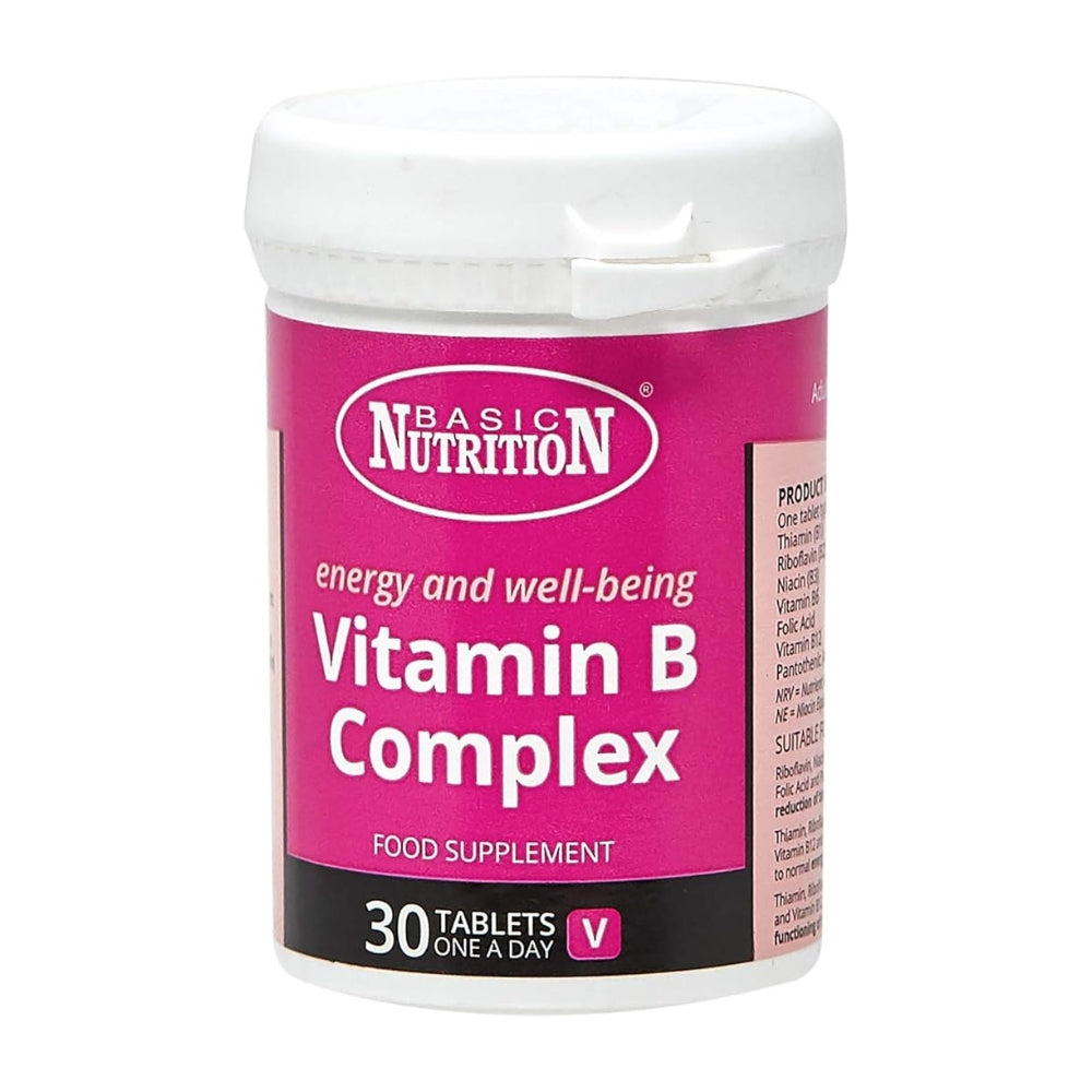 Basic Nutrition Vitamin B Complex Tablets (30 Tabs) – Acorus Pharma
